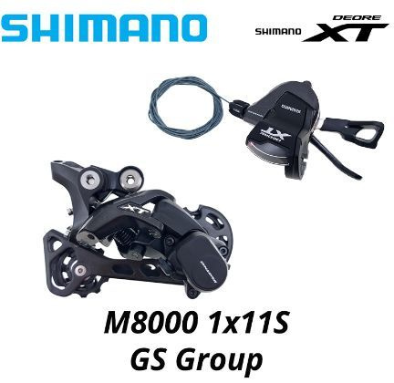 Переключатель задний Shimano RD-M8000-GS + правый Шифтер(С окном), 11ск ...