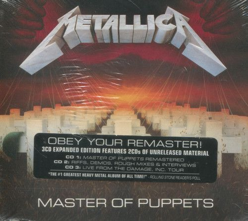 Audio CD METALLICA - MASTER OF PUPPETS (EXPANDED EDITION) - купить по ...