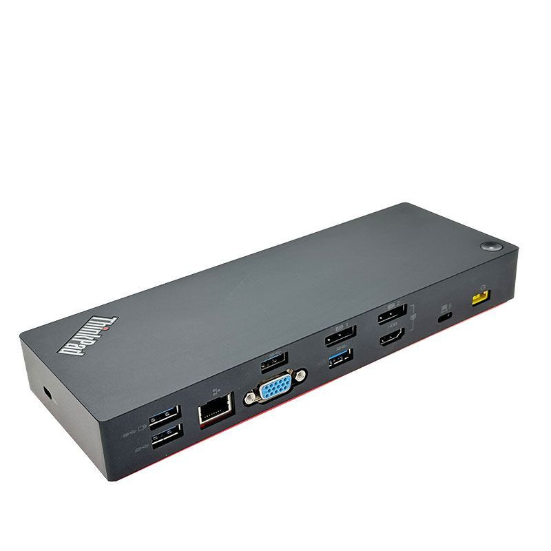 40AC USB-C TYPE-C Удар молнии 3 Док-станция для ноутбуков для Lenovo ...