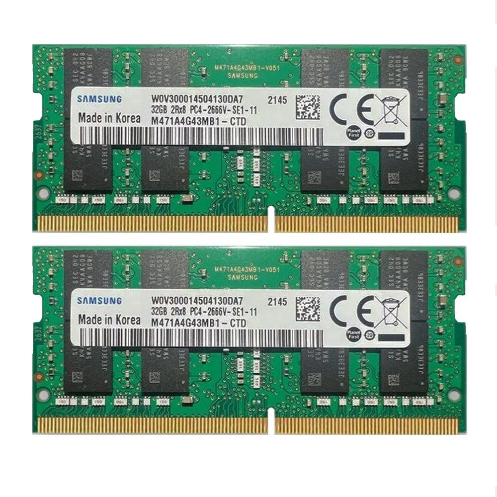 Модуль оперативной памяти Ram Samsung Ddr4 Sodimm 2666mhz32 ГБ