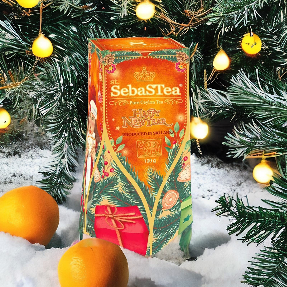 Чай черный SebaSTea "тирамису", Зимняя коллекция, 100 гр - купить с ...