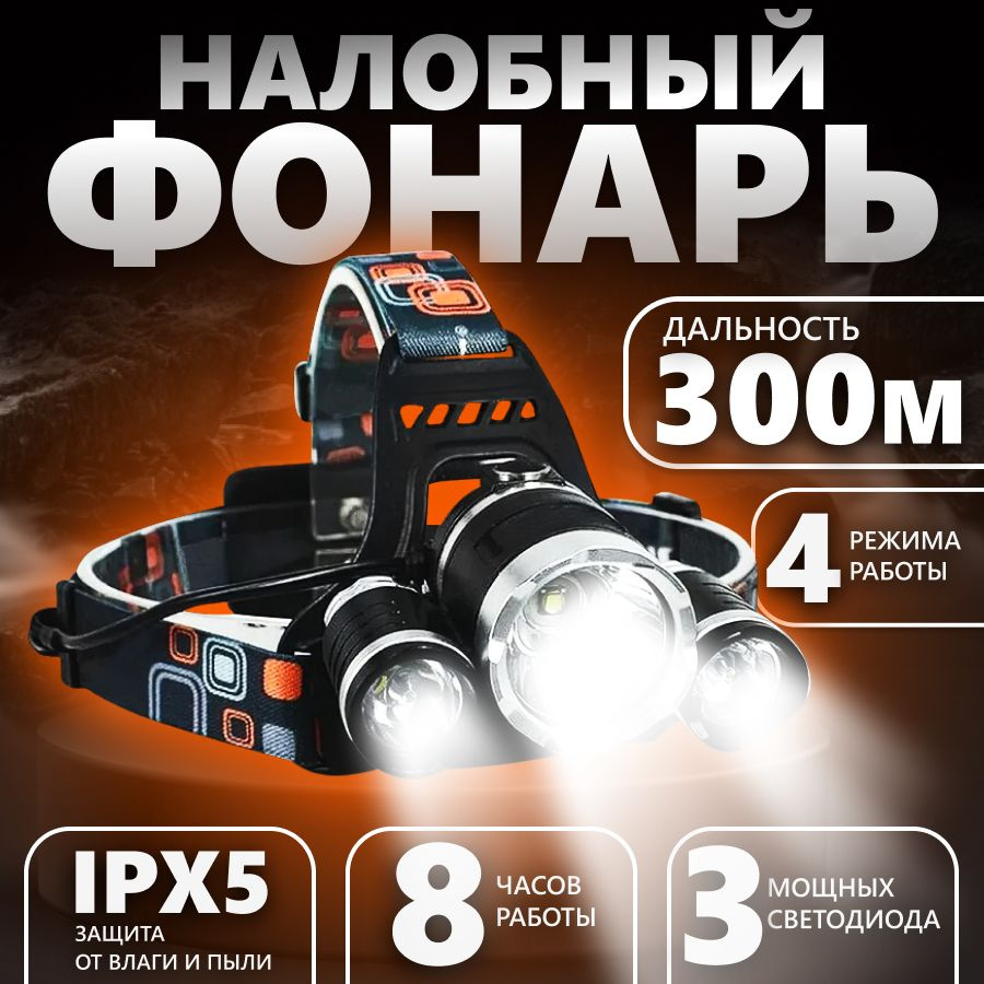 Налобный фонарь - купить с доставкой по выгодным ценам в интернет ...