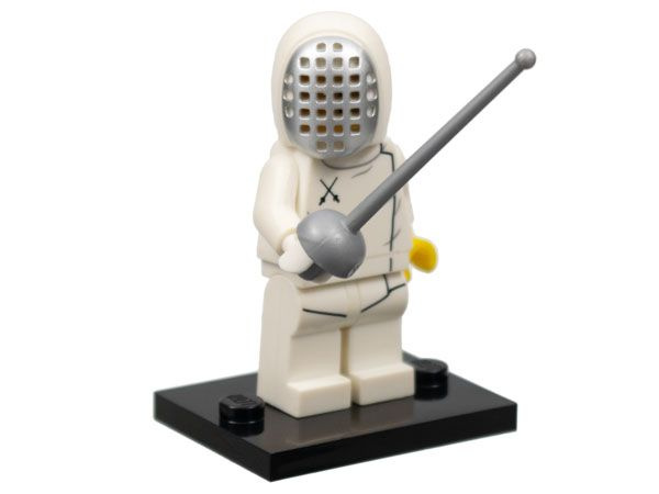 Минифигурка Lego Fencer, Series 13 col13-11 71008 - купить с доставкой ...