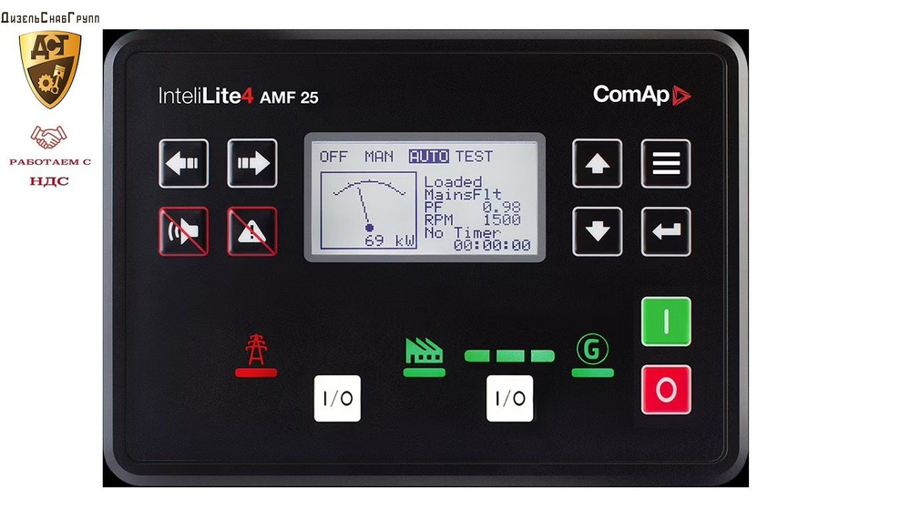 InteliLite4 AMF25 ComAp Контроллер - купить по низкой цене в интернет-магазине OZON (1298247143)