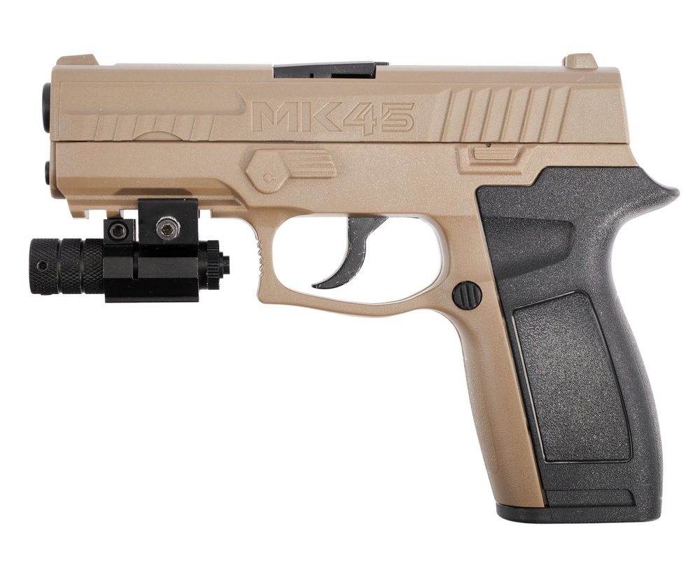 Пневматический пистолет Crosman MK 45 4.5 мм (песочный) - купить по выгодной цене в интернет ...
