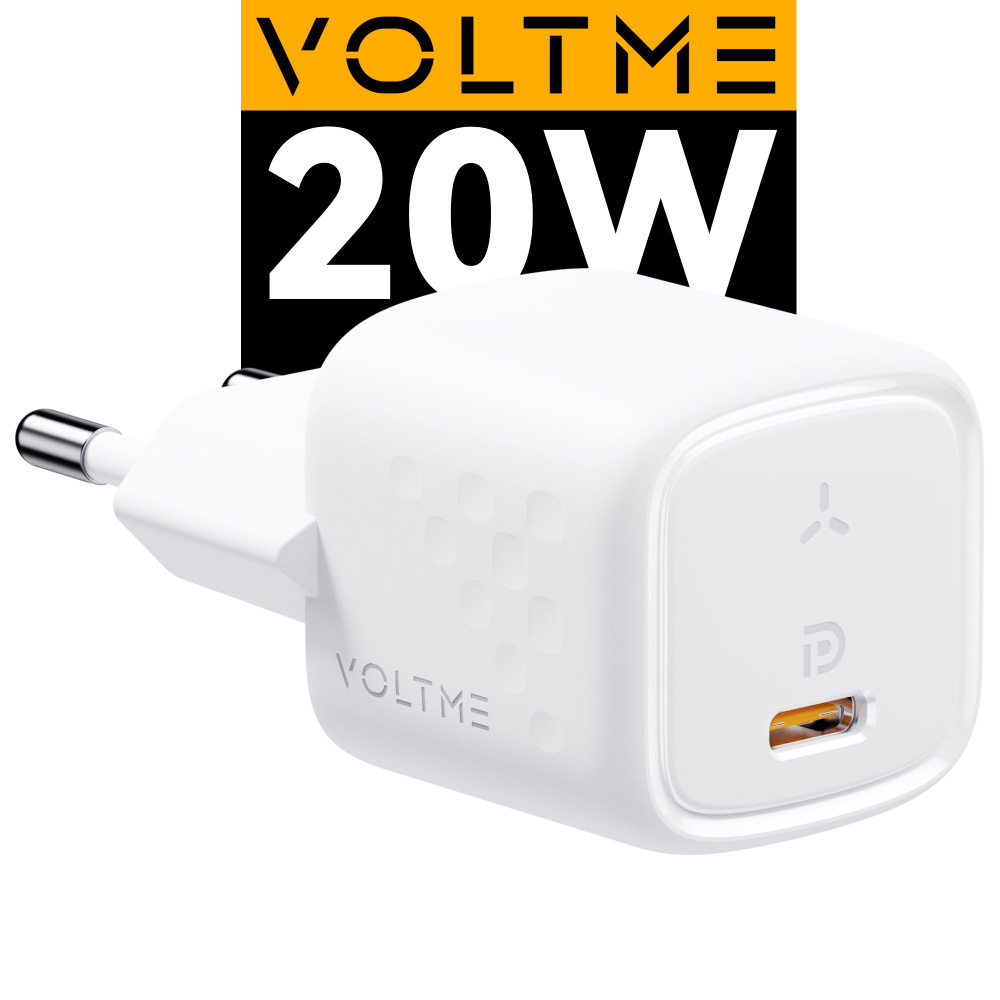 Сетевое зарядное устройство Voltme Revo 30 Duo Ca 20 Вт Usb Type C