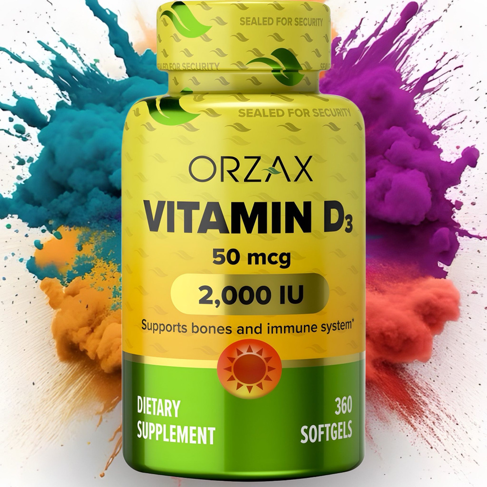 Vitamin D3 2000IU / Витамин Д3 2000МЕ 360 капсул - купить с доставкой по выгодным ценам в ...