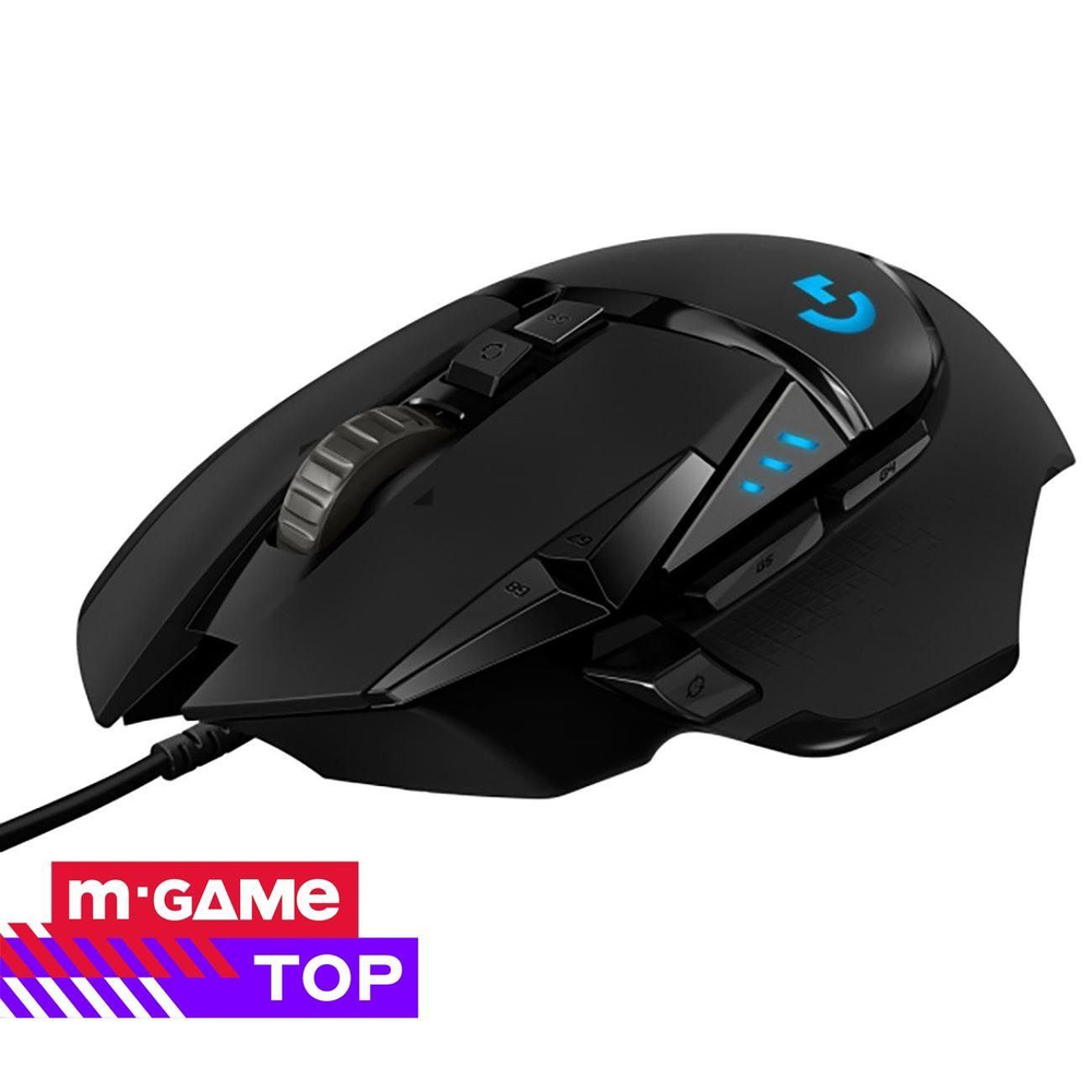 Игровая мышь проводная Logitech G502 HERO 6920377908225,2005017488221, черный - купить по ...