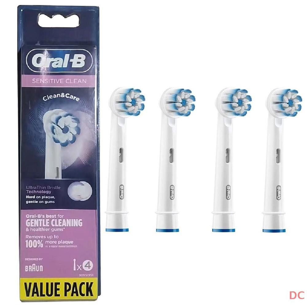 Насадки для зубной щетки ORAL-B EB60 Sensitive Clean 4 шт - купить с ...