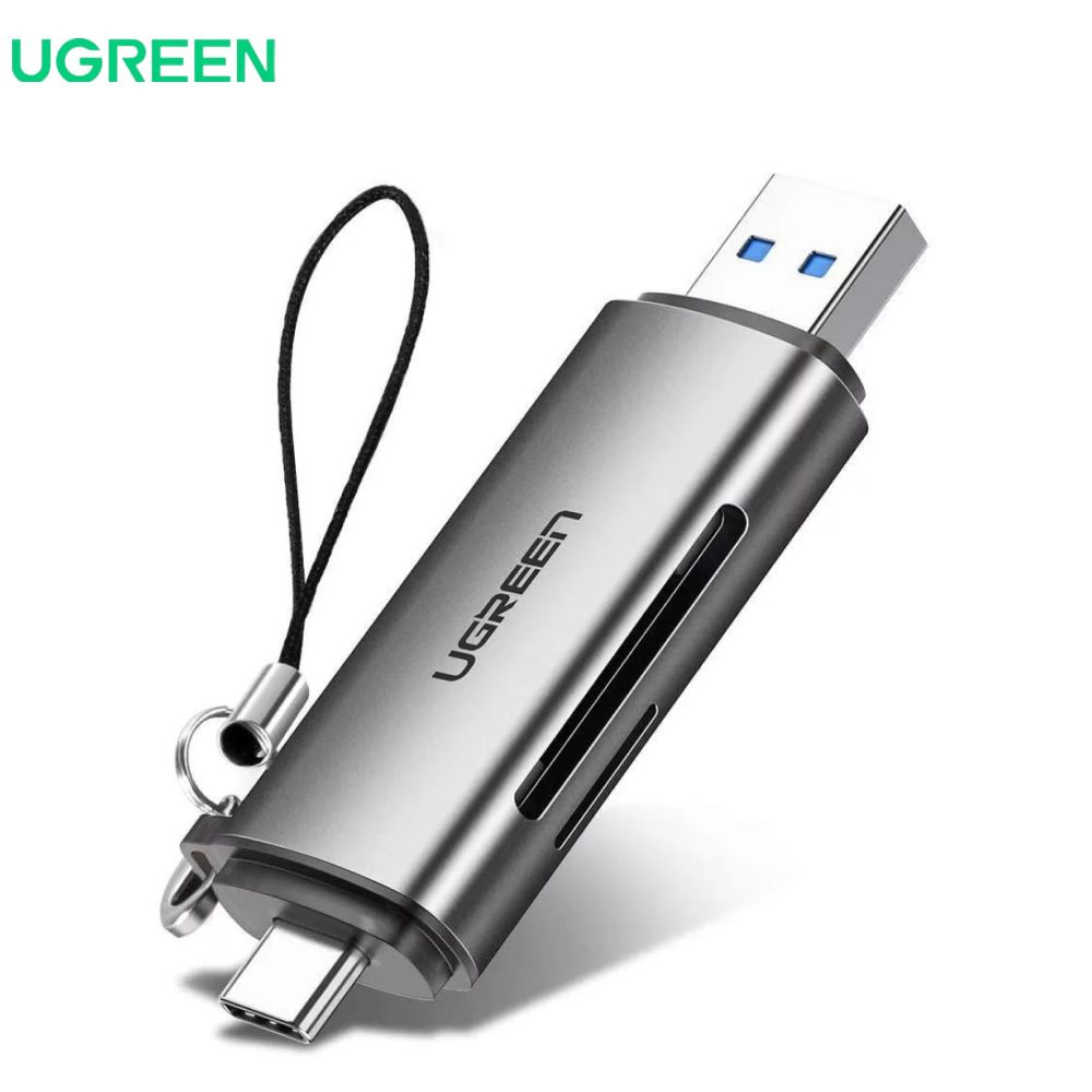 Кардридер UGREEN CM185 (50706) USB-C/USB-A Card Reader. Цвет: серый купить на OZON по низкой ...