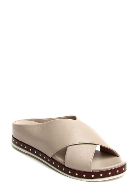 Шлепанцы Женский Milana, размер 36 Натуральная кожа Круглый нос, Толстая подошва Без каблука 6 ...