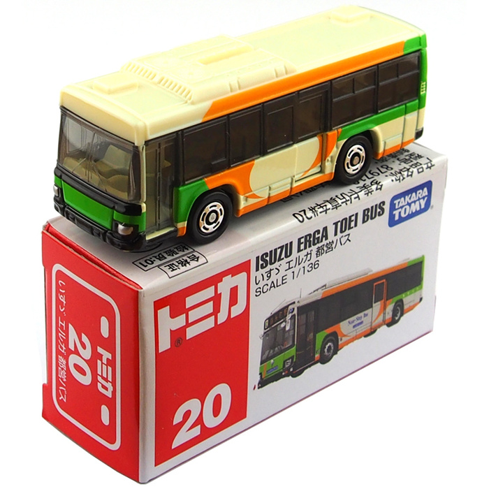 Машинка TAKARA TOMY TOMICA NO.20 ISUZU ERGA TOEI BUS - купить с ...