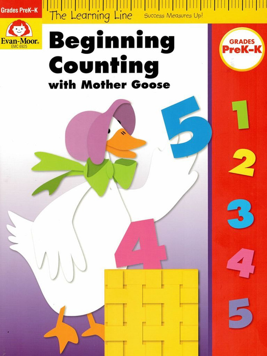 Learning Line Workbook: Beginning Counting with Mother Goose | Evan ...