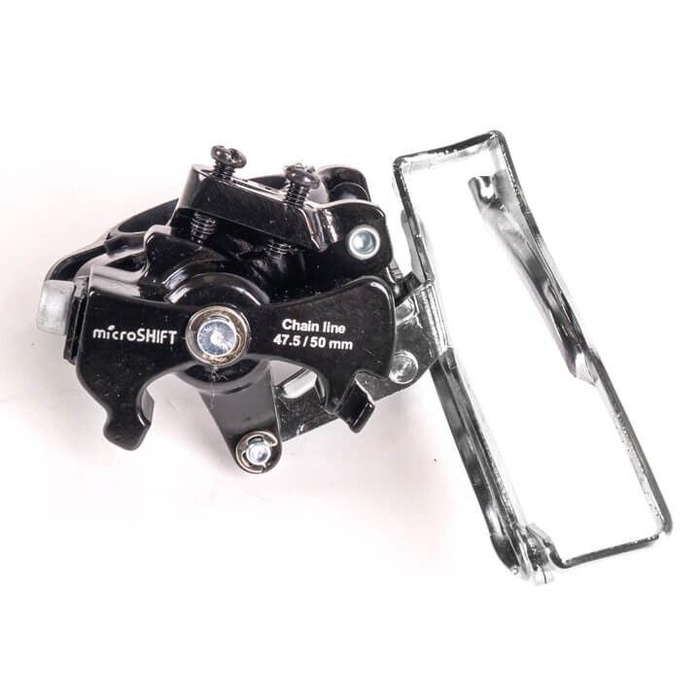 Переключатель пер. на 3 ск. Microshift Mezzo FD-M22 универс. тяга, адаптер 28,6-34,9 мм FD-M22 ...