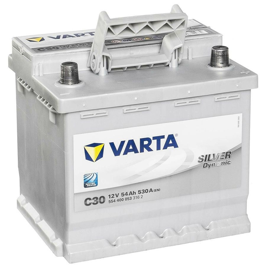 Аккумулятор автомобильный 12v 54 Ah Varta Silver Dynamic 6СТ-54 Ah 530 ...