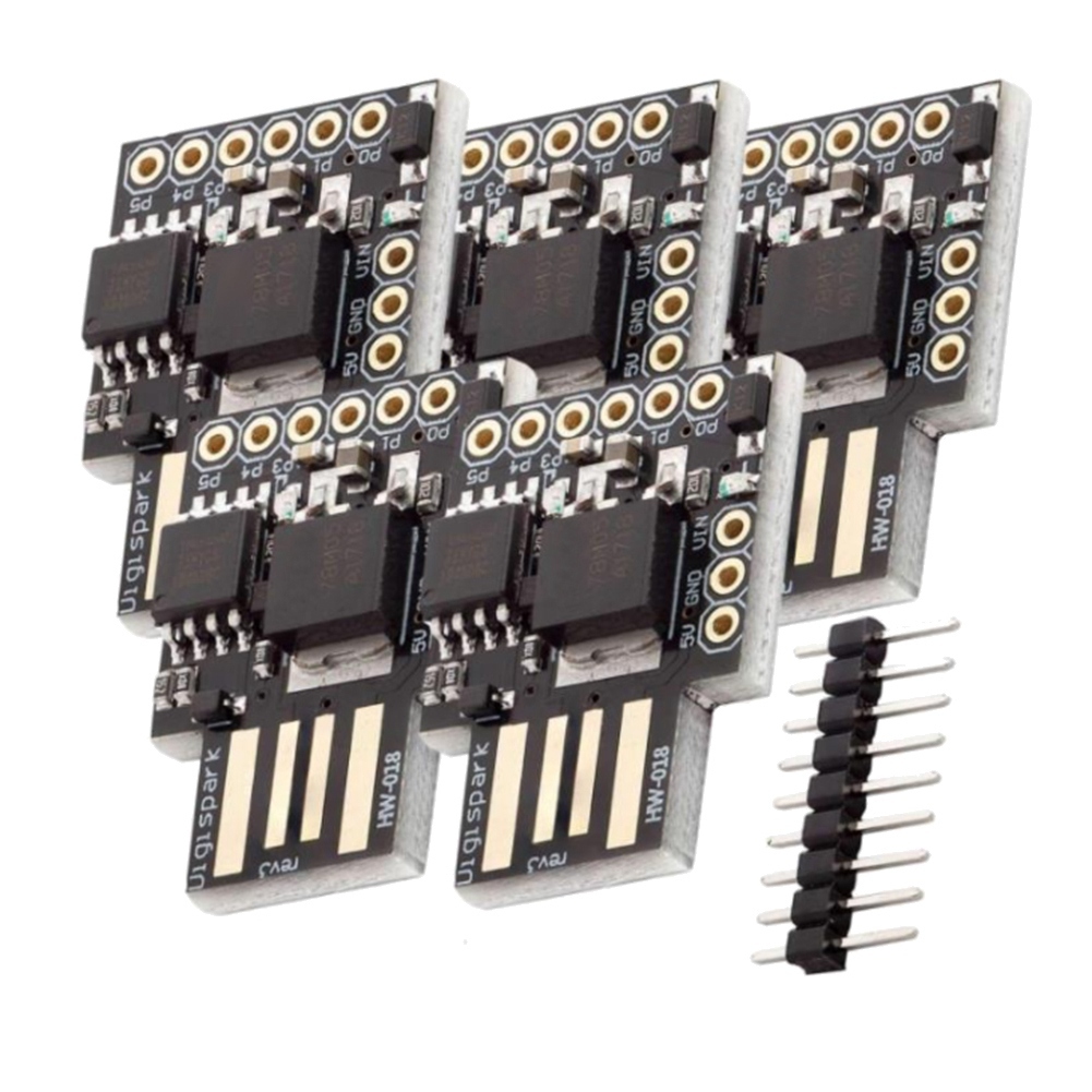 5 шт. ATTiny85 Digispark LED Rev.3 Kickstarter 5V IIC SPI USB макетная ...