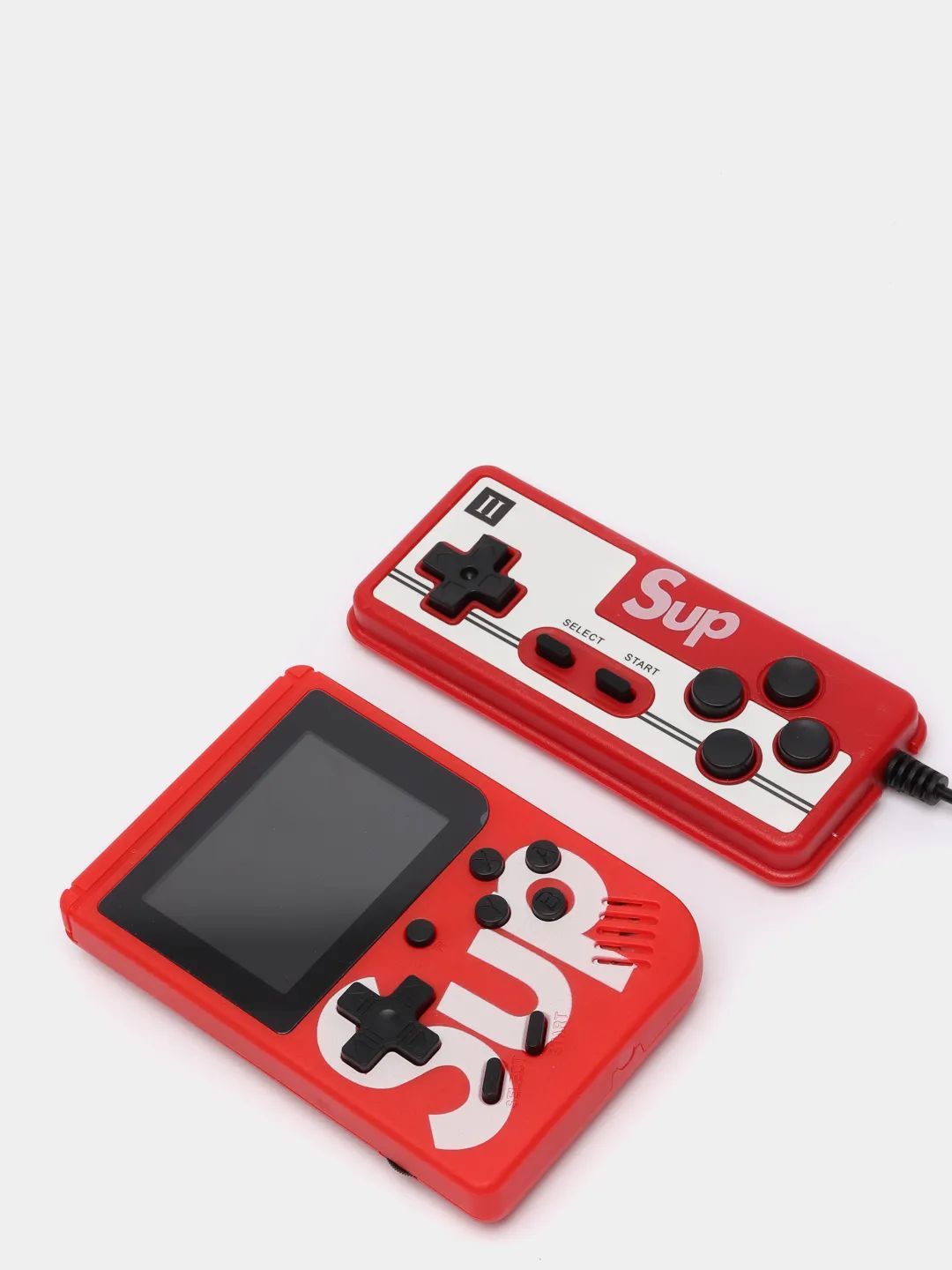 Портативная игровая приставка SUP 400 in 1 с геймпадом, красная ...
