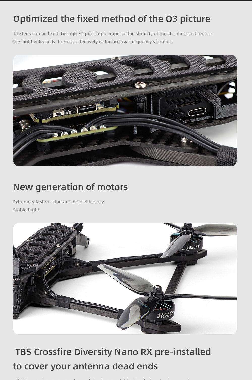 HGLRC Rekon 7 PRO 7 - дюймовый FPV дальнего действия 6S аналоговый ...