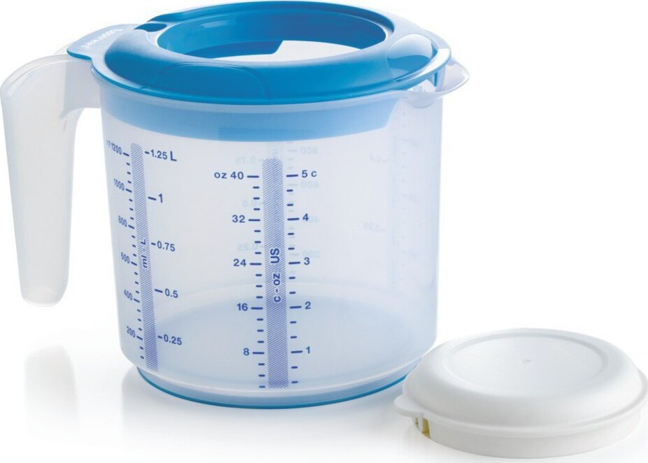 Емкость мерная Tupperware, 1000 мл, Полипропилен, бордовый, прозрачный купить по низкой цене с ...