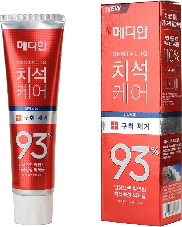 Корейская зубная паста MEDIAN освежающая Dental IQ Fresh Breath, 120 г ...