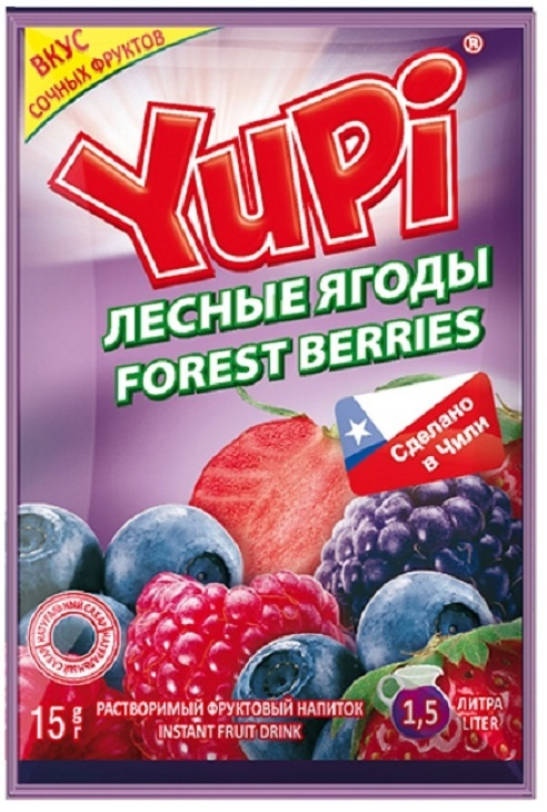 Растворимый напиток Yupi Лесные Ягоды 15 гр (24 шт) купить на OZON по низкой цене (1983028266)