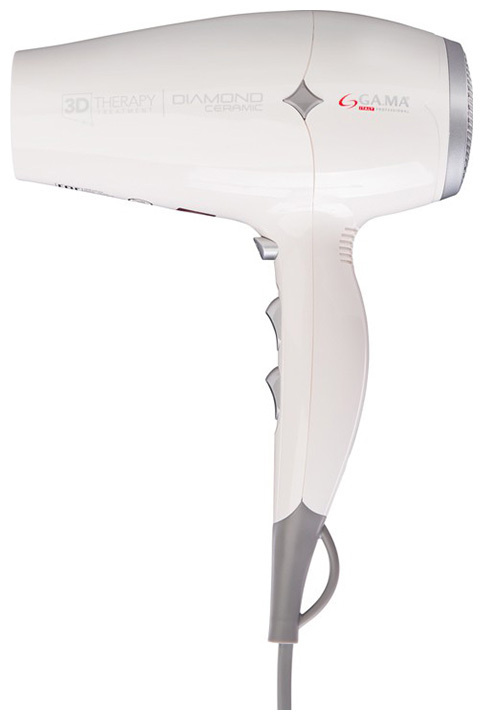 Фен для волос GA.MA GH0302 белый (DIAMOND CERAMIC ION), белый - купить ...
