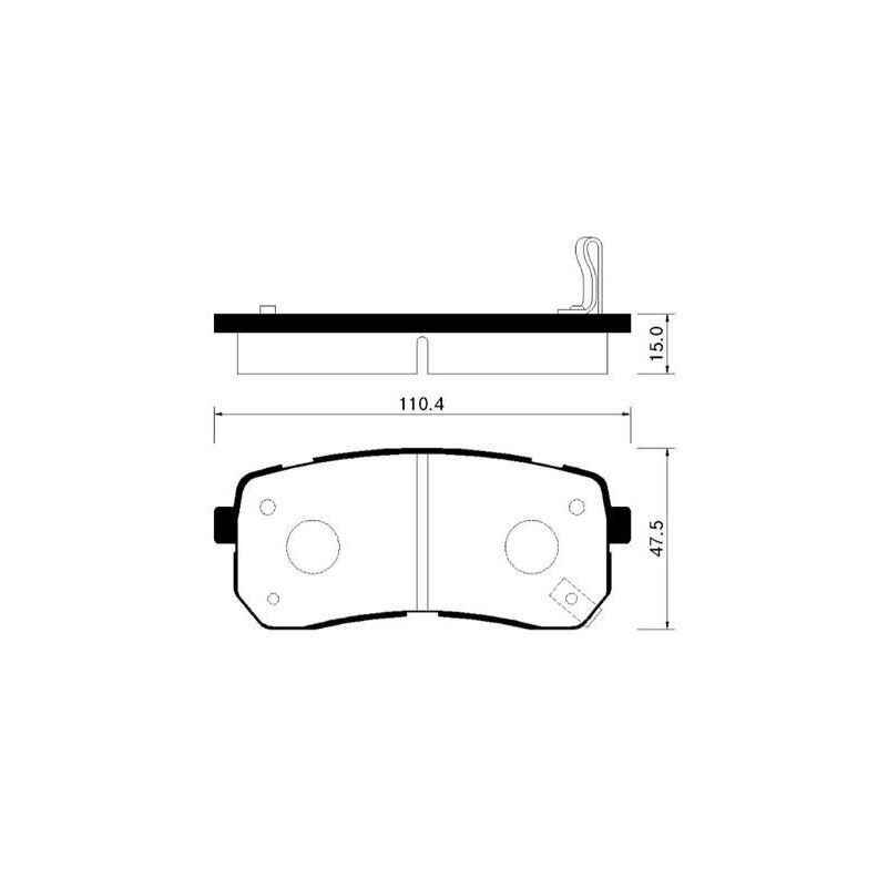 Колодки тормозные HSB HP1037 - купить по низким ценам в интернет ...