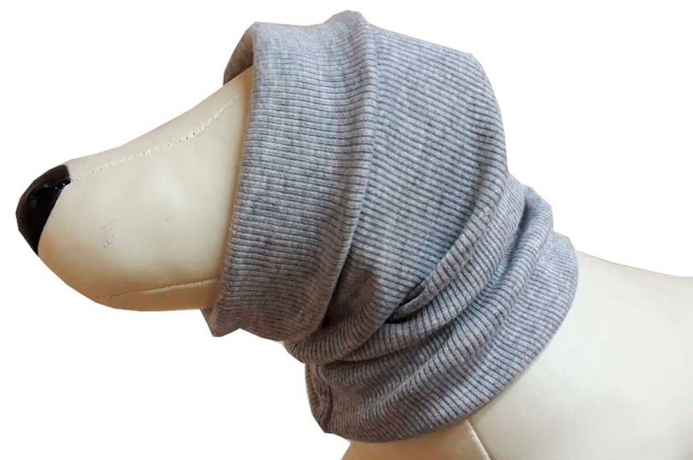 Шапка OSSO FASHION капор трикотажный для собак серый (M) - купить с ...