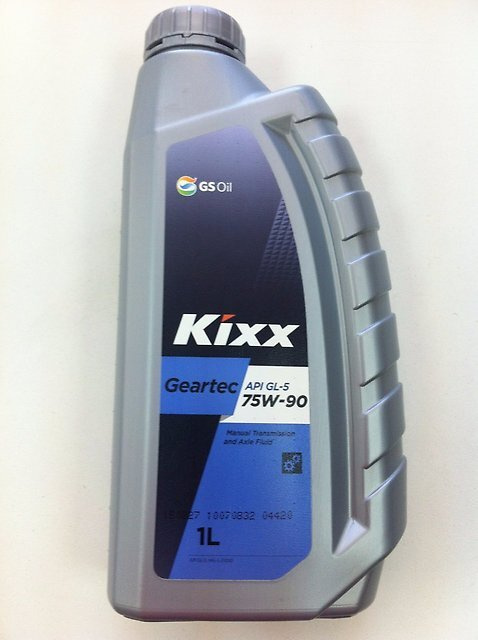 Масло трансмиссионное "KIXX" Geartec GL-5 75W90 (1 л) п/синт. - купить ...