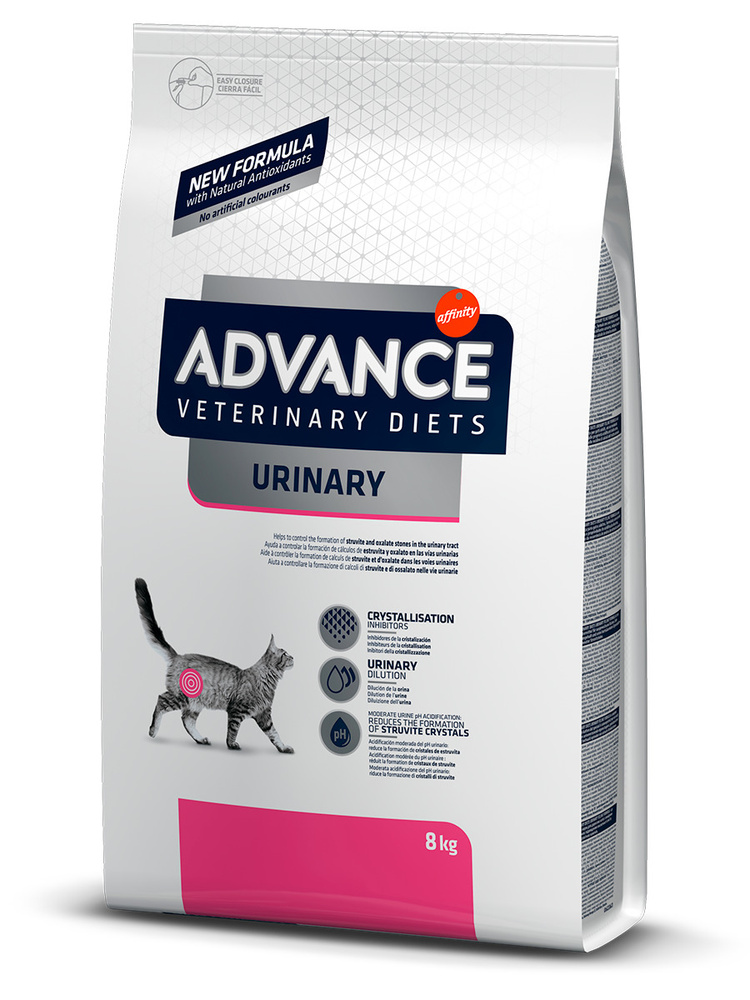 Сухой корм ADVANCE Cat Urinary для кошек при мочекаменной болезни, 8 кг ...