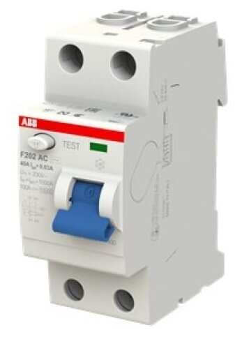 УЗО F202 16A 10мА класс АС - купить с доставкой по выгодным ценам в ...