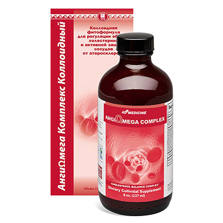 Коллоидная фитоформула АнгиОмега Комплекс, 237 мл / ЭД Медицин, Арго ...