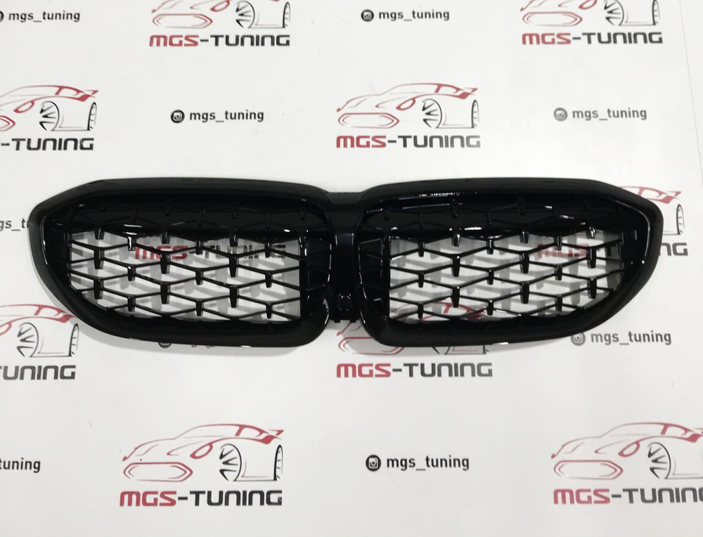 Решетка в стиле M Performance 340 style BMW G20 полностью черная - MGS ...