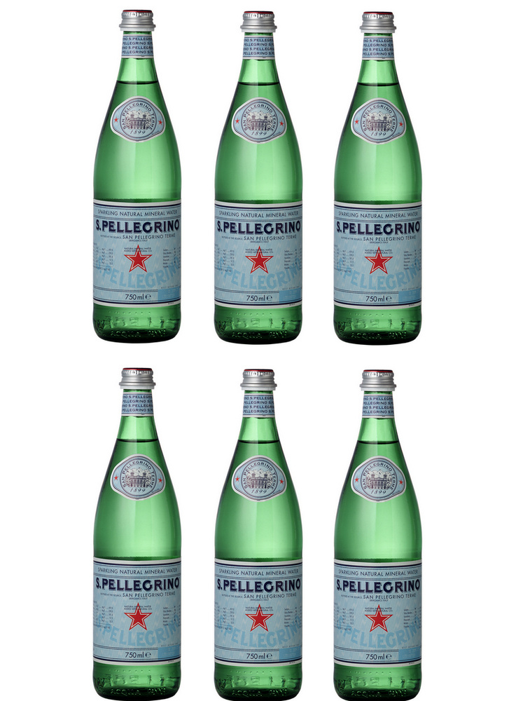 S.Pellegrino Вода Минеральная Газированная 250мл. 6шт - купить с ...