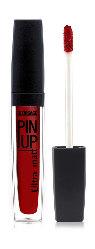 Стойкий блеск для губ с матовым финишем / 30 red salsa / Luxvisage Pin ...