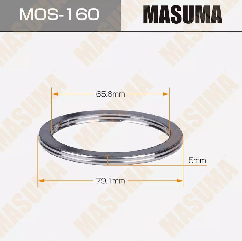 Упл.кольцо "MASUMA" MOS-160 66 х 79 под выхл.коллектор (уп.20шт) - купить по низкой цене в ...