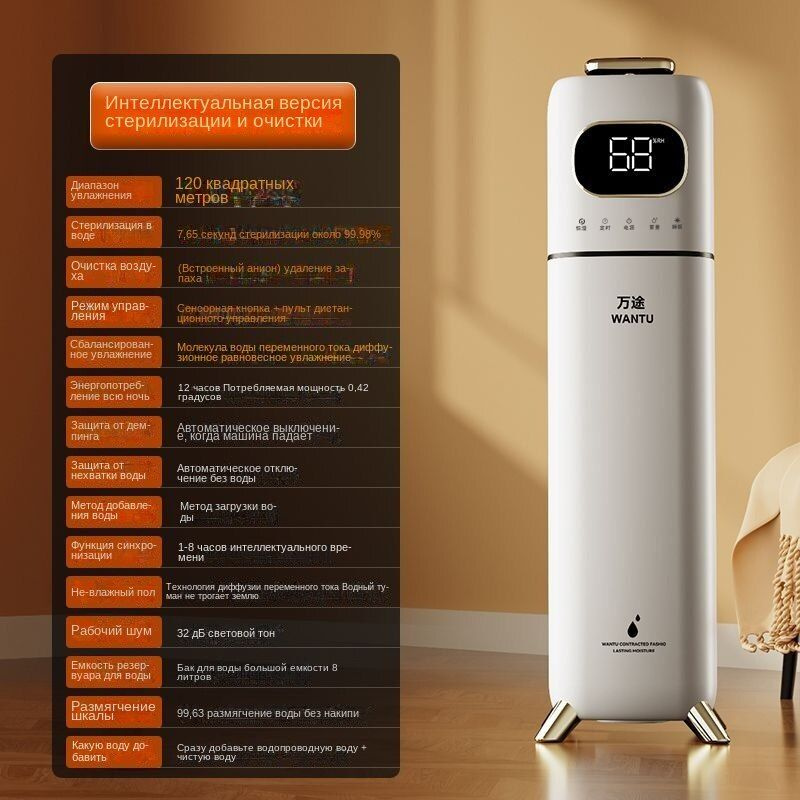 Увлажнитель воздуха jsq-10-23-01, белый - купить с доставкой по выгодным ценам в интернет ...