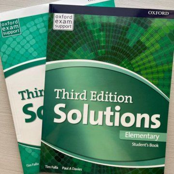 Solutions Third Edition Elementary Student's Book and Workbook + CD - купить с доставкой по ...
