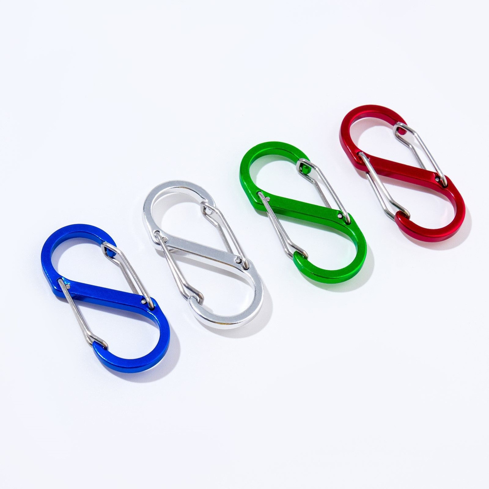 Карабины двойные алюминиевые S-biner 4 шт - купить с доставкой по ...