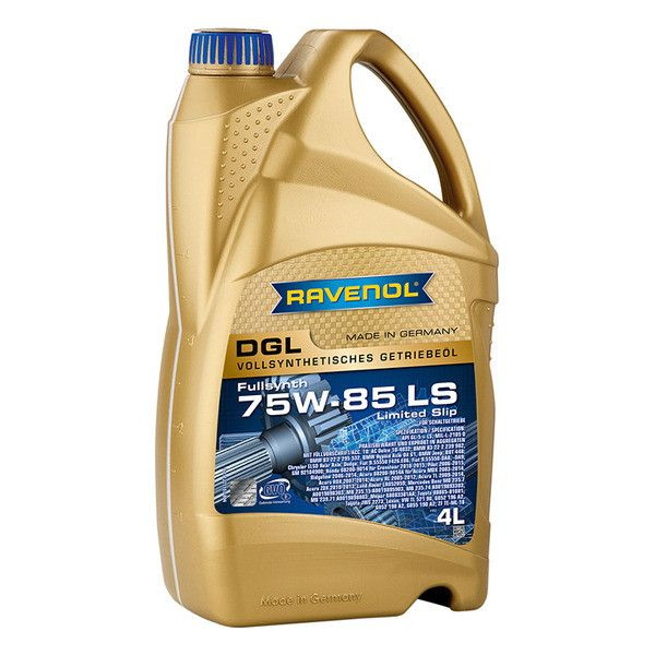 Масло трансмиссионное синтетическое RAVENOL DGL SAE 75W-85 LS, API GL-5 ...