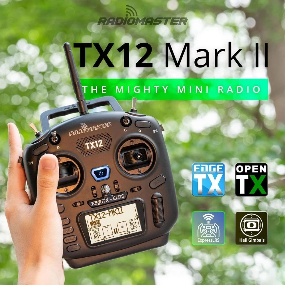 Радиопередатчик Radio Master TX12 MK II ELRS M2 left hand - купить с ...