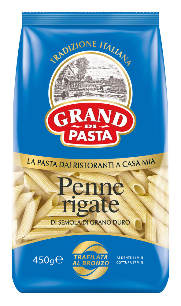Макароны Grand Di Pasta перья пенне, 450 г - купить с доставкой по ...