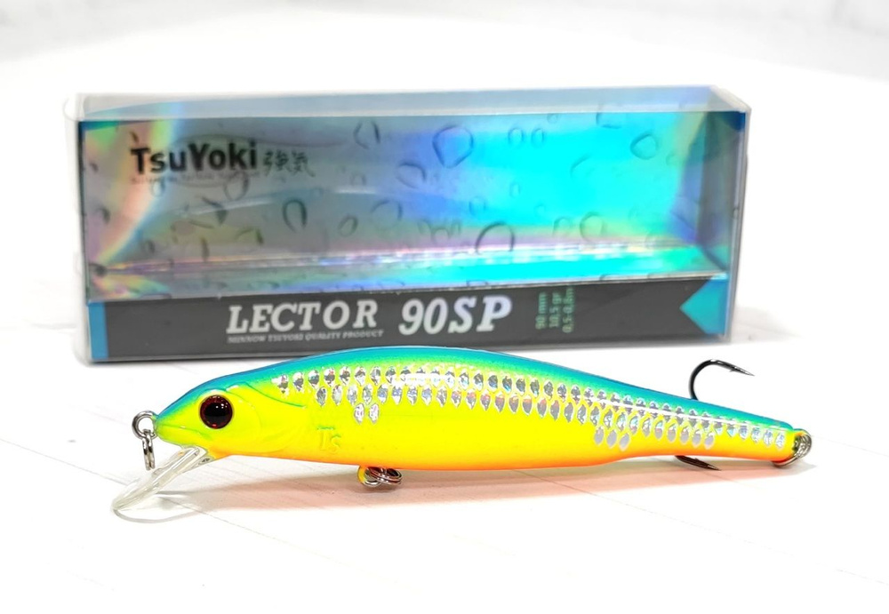 Воблер Минноу (Minnow) TsuYoki LECTOR 90SP, 0.5-0.8 м купить по ...