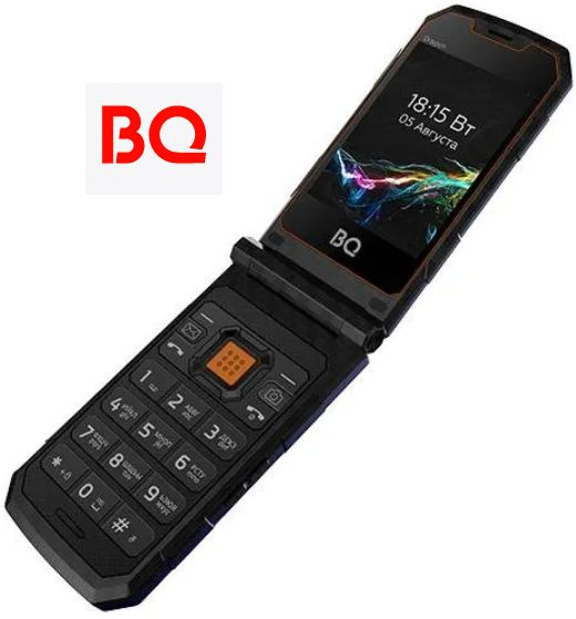 Мобильный телефон BQ 2822 Dragon, оранжевый, черный - купить по ...