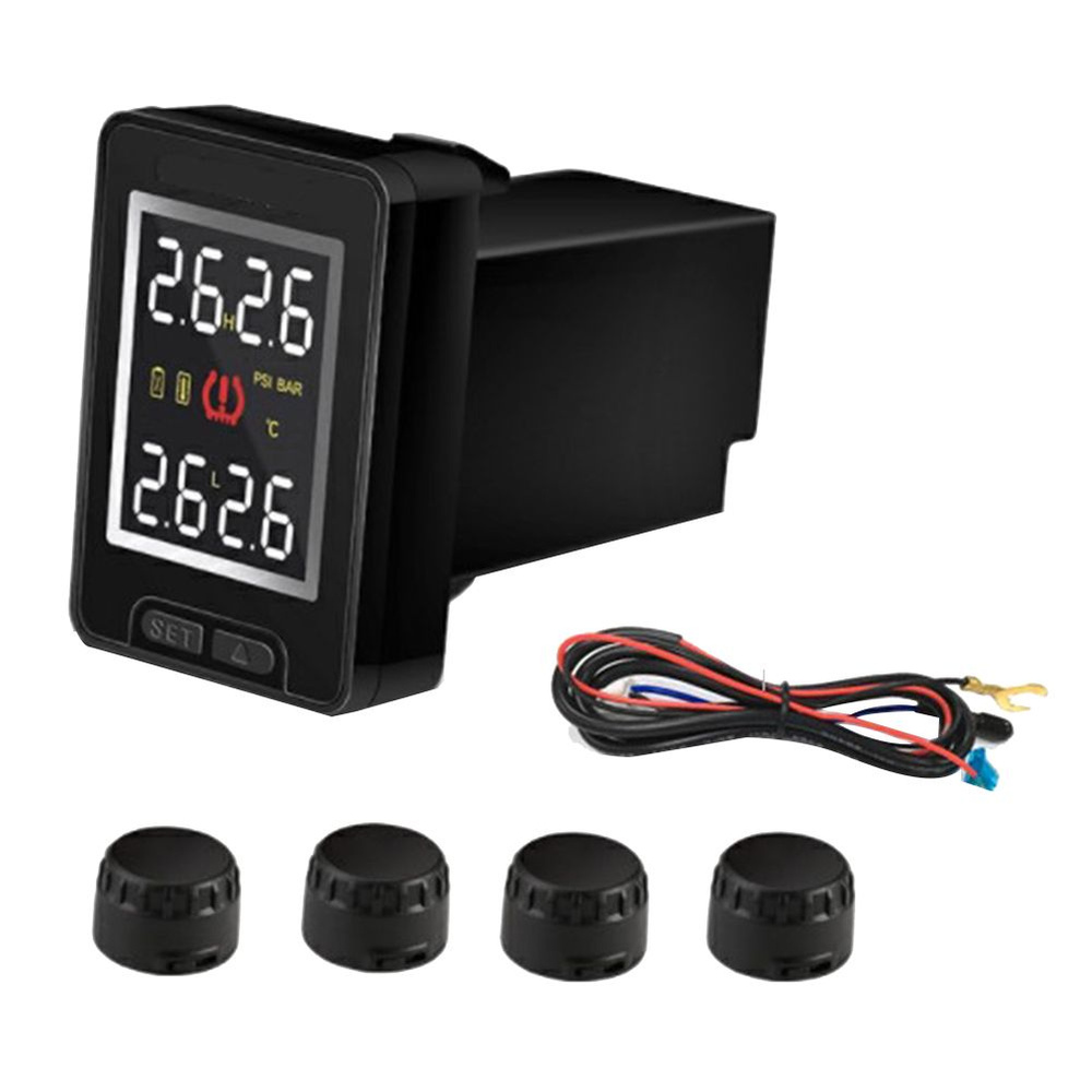 Беспроводная система контроля давления в шинах TPMS с ЖК-дисплеем ...