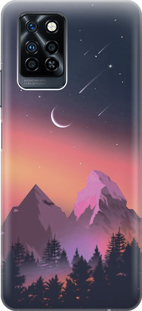 Силиконовый чехол на Infinix Note 10 Pro NFC / Инфиникс Нот 10 Про с ...