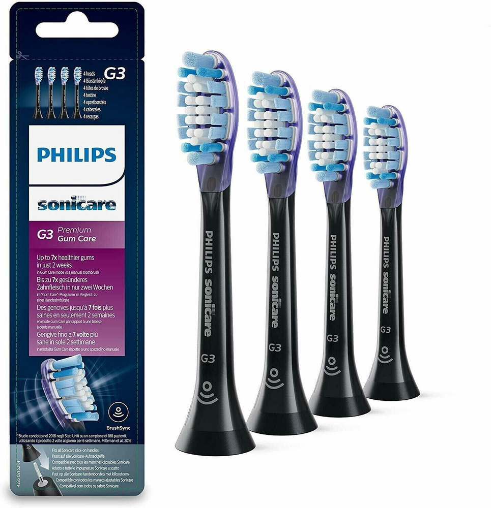 Насадки для электрической зубной щетки Philips Sonicare HX9054/33 G3 ...