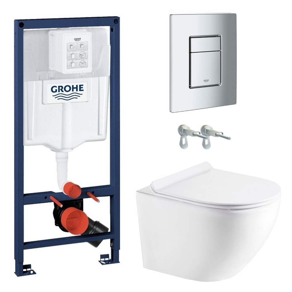 инсталляции GROHE Rapid SL 38772001+унитаз подвесной Azario Grado AZ ...