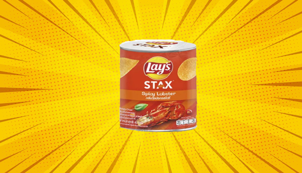 Lay's Stax Spicy Lobster 42g - Тайские Лэйс Стакс острый лобстер ...