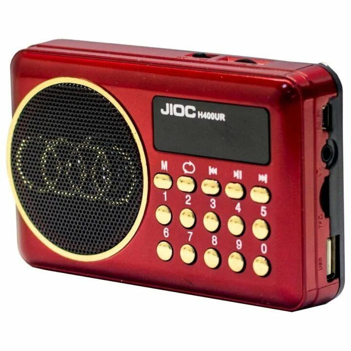 Радиоприёмник JIOC H400UR красный купить по низкой цене с доставкой в ...